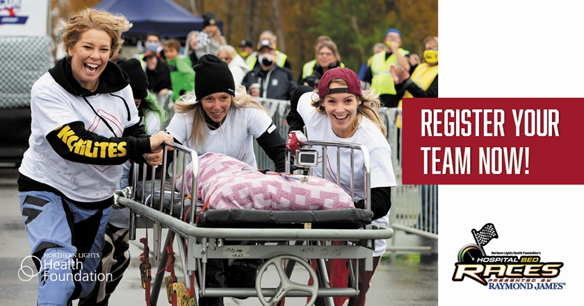 Hospital Bed Races Revving Up to Race! - Northern Lights Health Foundation